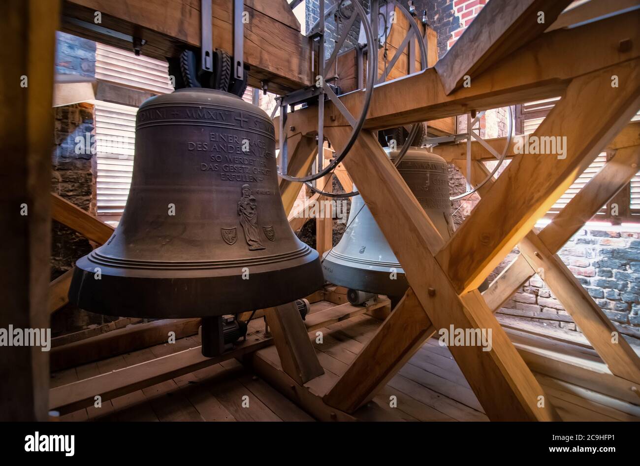 Marienkirche bell tower hi-res stock photography and images - Alamy