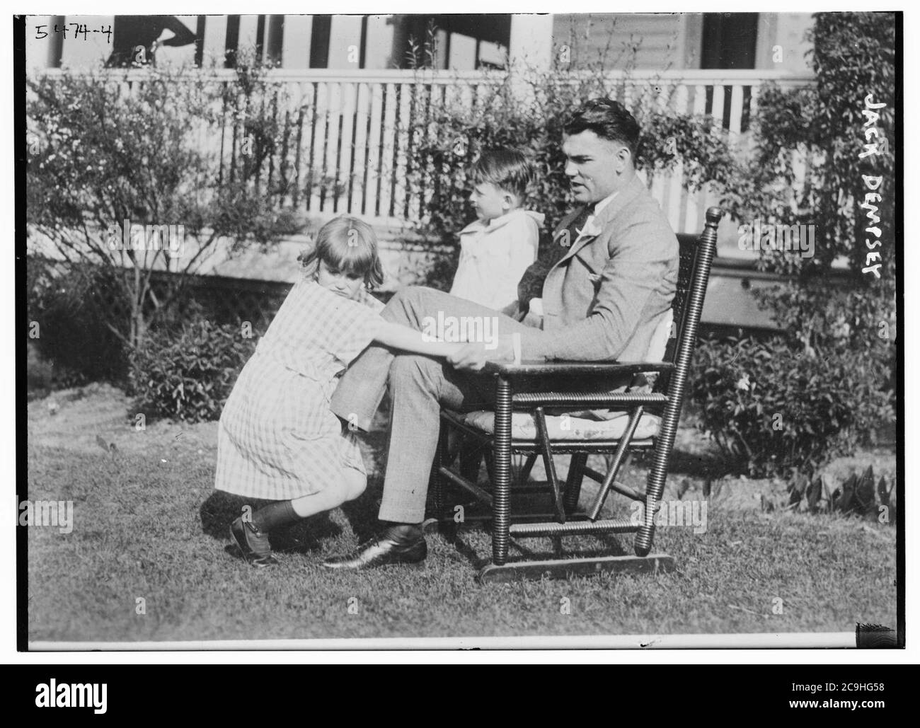 Jack Dempsey (& children Stock Photo - Alamy