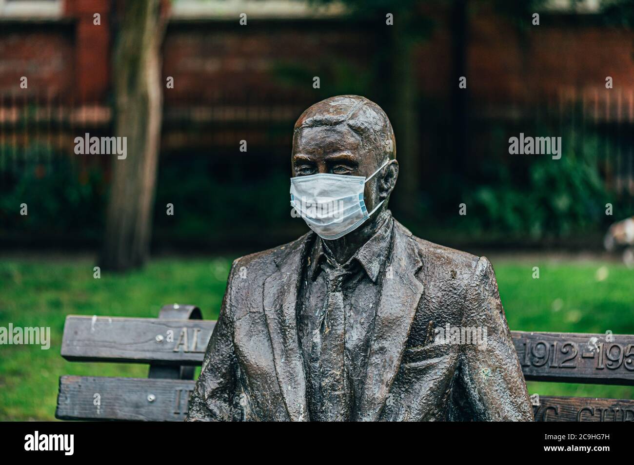 Alan turing statue manchester hi-res stock photography and images - Alamy