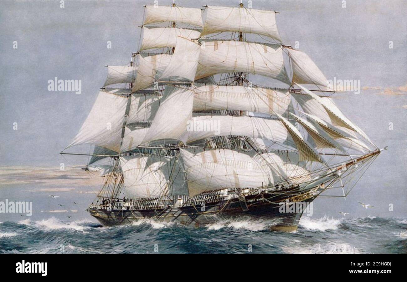 Jack Spurling - Cutty Sark (clipper ship Stock Photo - Alamy