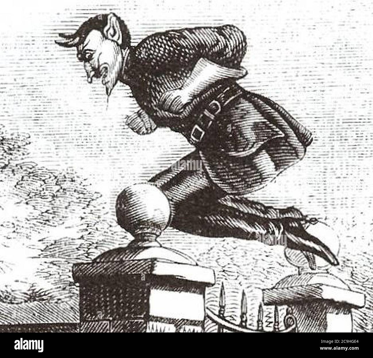 Jack the Devil Penny Dreadfuls 1838 Stock Photo - Alamy