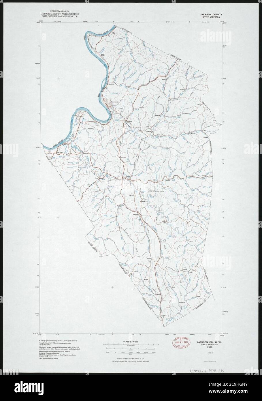 Jackson County, West Virginia Stock Photo - Alamy