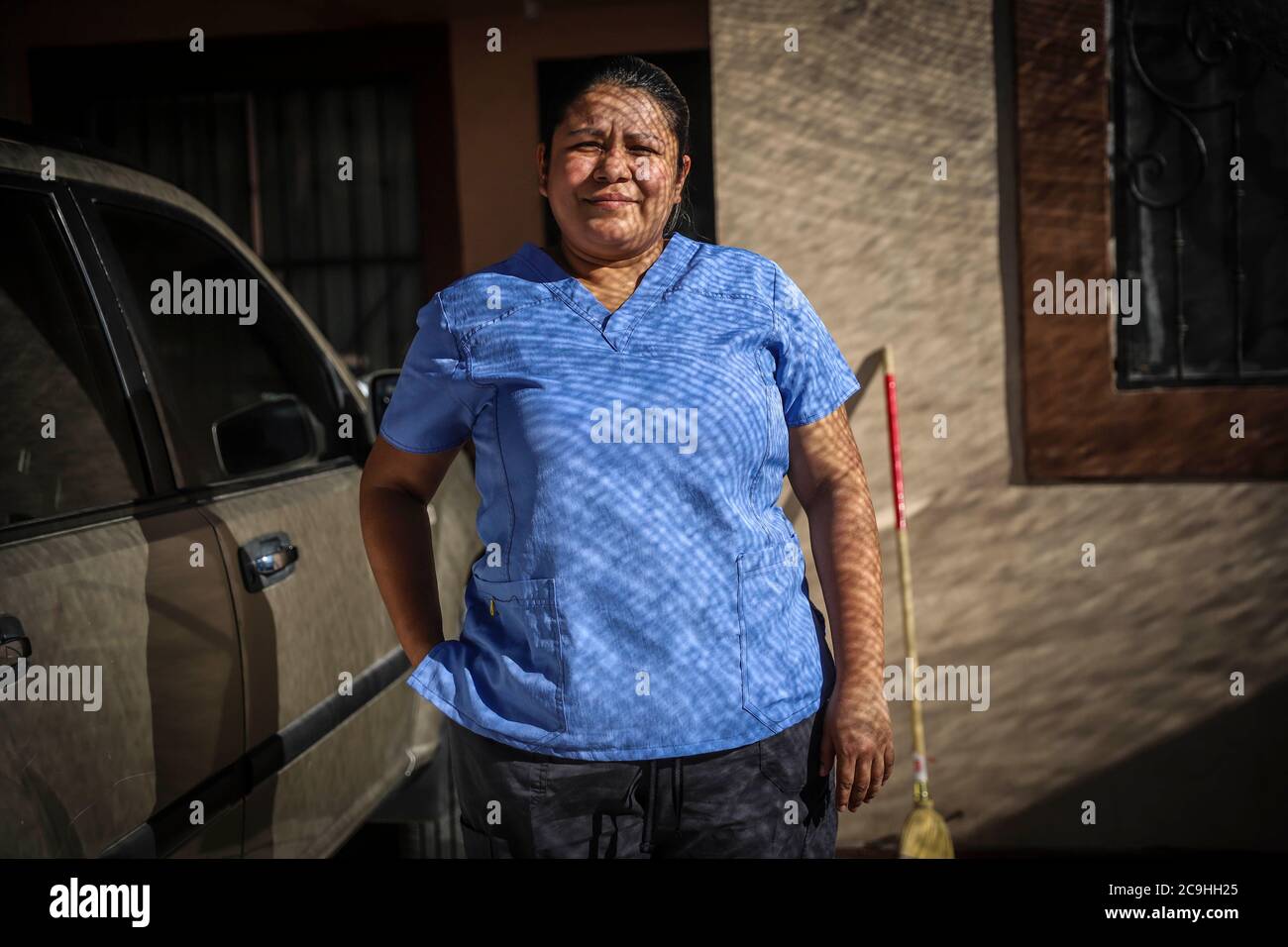 HERMOSILLO, MEXICO - JUNE : Retrato de Janeth Ramirez, enfermera ...