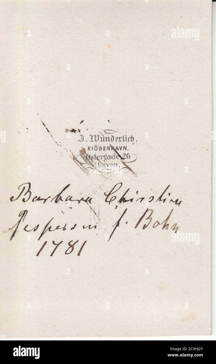 Jacob Emilius Wunderlich's logo Stock Photo - Alamy