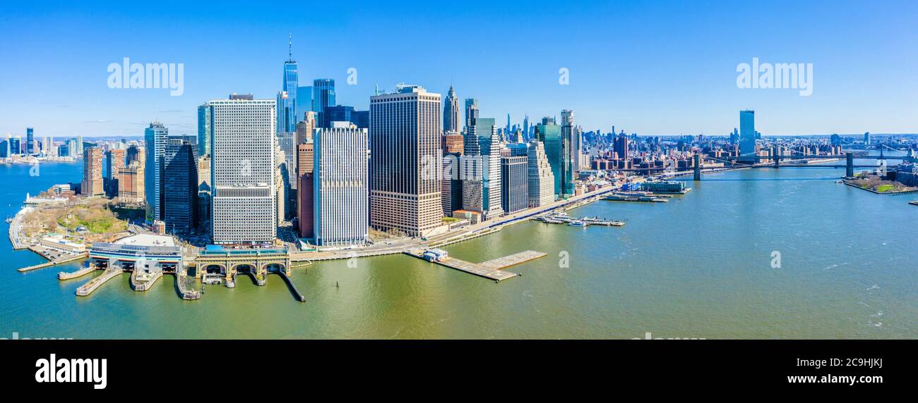 Harbor skyline aerial hi-res stock photography and images - Alamy
