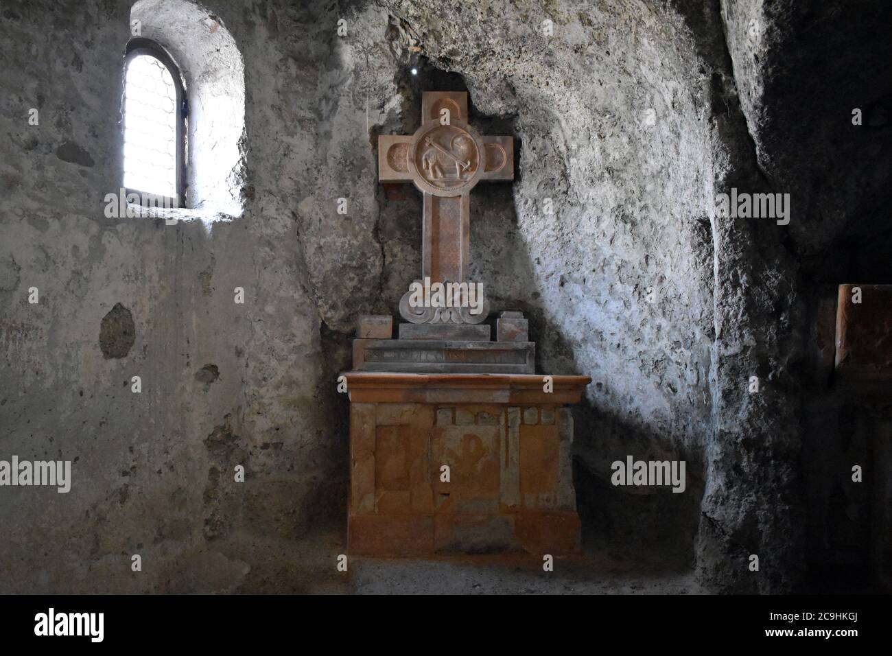 The Catacombs of St. Peter's Abbey Stock Photo - Alamy