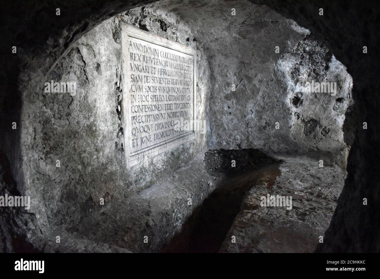 The Catacombs of St. Peter's Abbey Stock Photo - Alamy