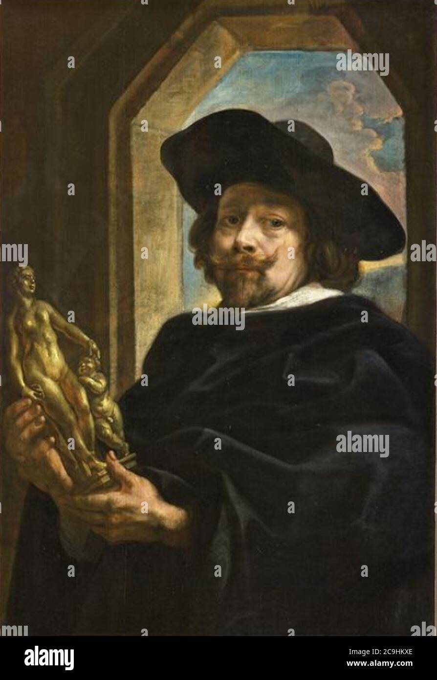 Jacob Jordaens - Self-portrait Stock Photo - Alamy