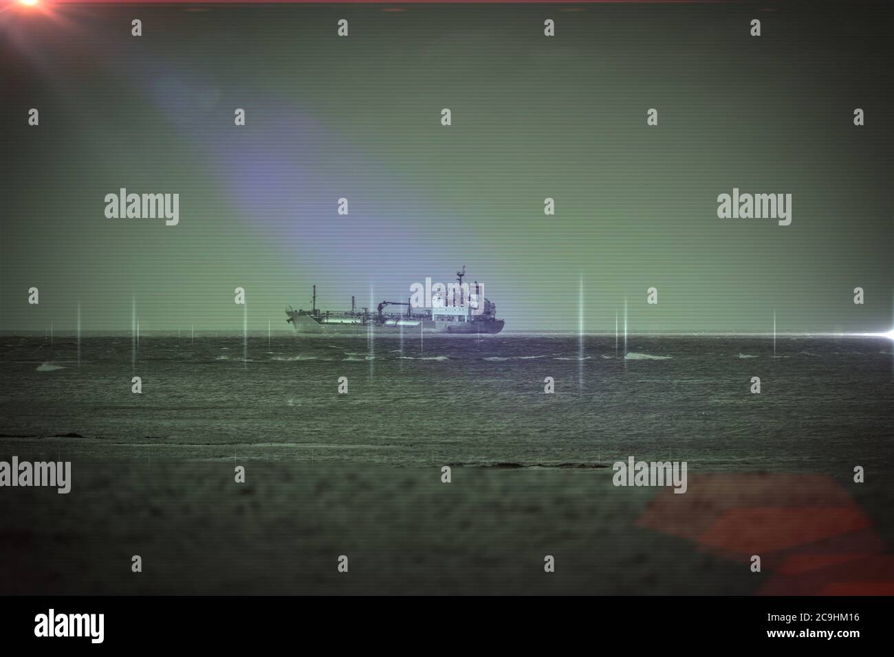 Oil tanker deck view hi-res stock photography and images - Alamy