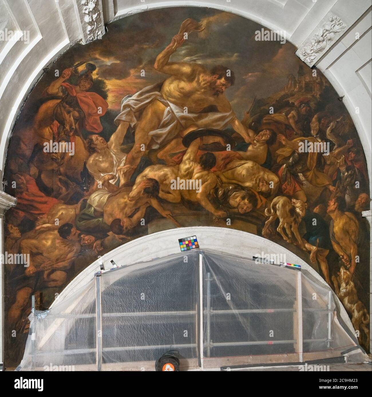 Samson defeats hi-res stock photography and images - Alamy