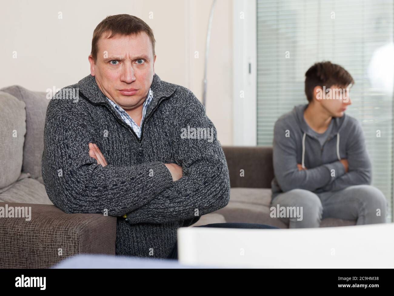 Teenager conversation unhappy hi-res stock photography and images - Alamy