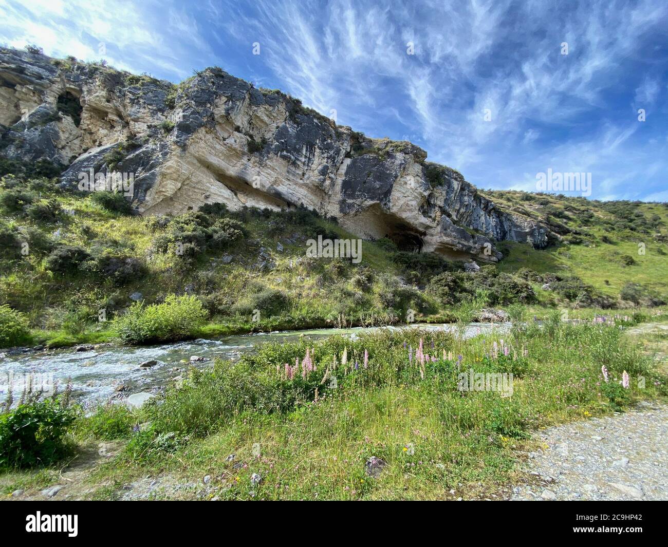 Cave Stream Scenic Reserve in the South Island of New Zealand Stock ...