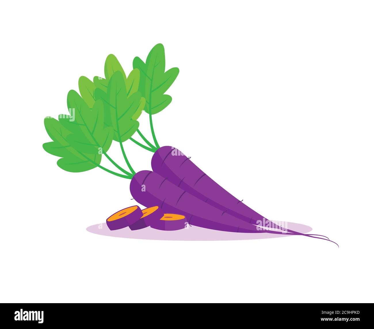 Violet carrots Stock Vector Images - Alamy