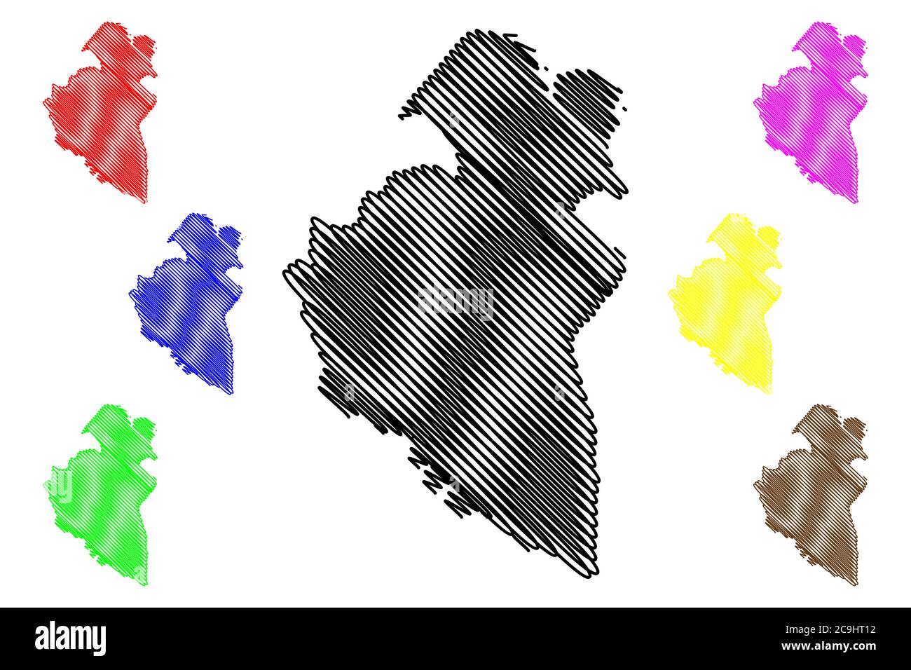 Remich canton (Grand Duchy of Luxembourg, Administrative divisions) map ...