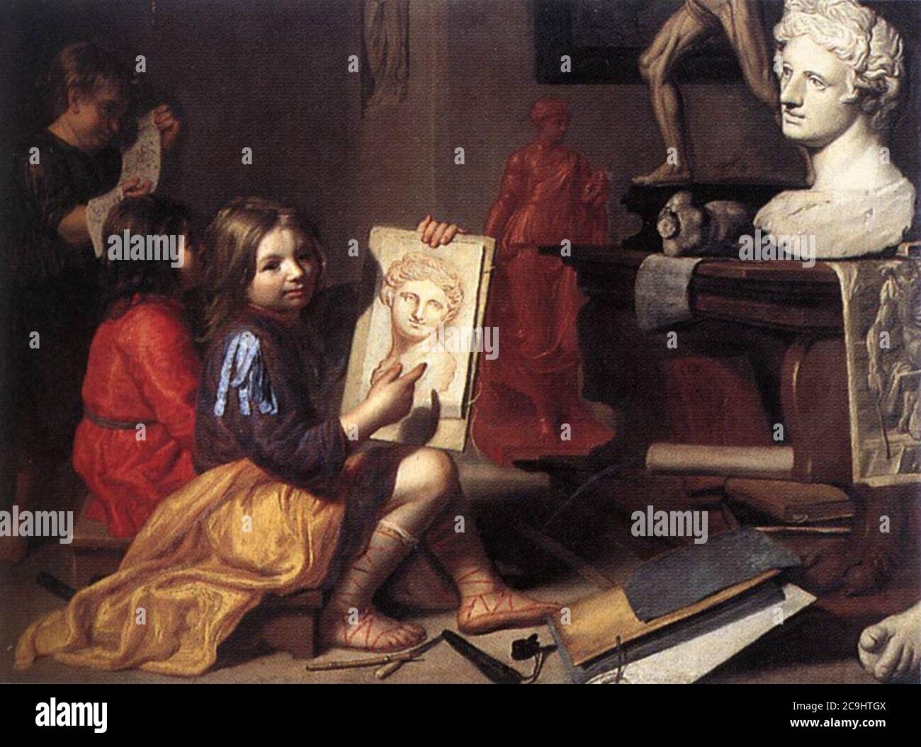 Jacob van Oost (I) - The Artist's Studio Stock Photo - Alamy