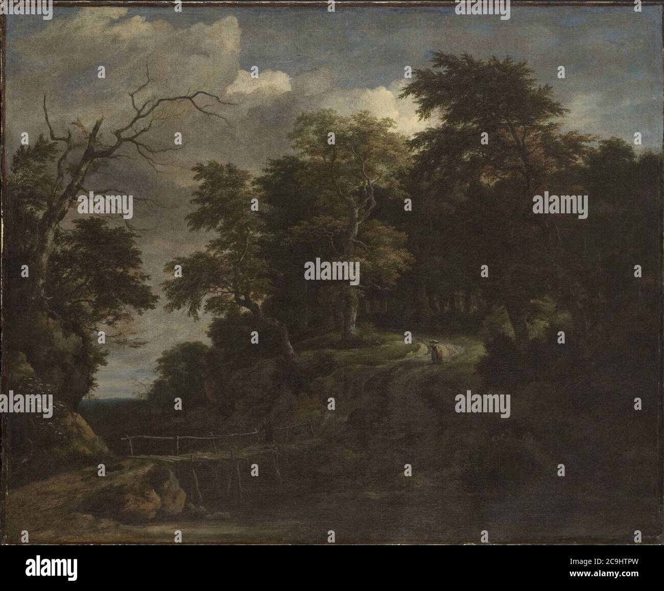 Jacob van ruisdael forest landscape hi-res stock photography and images ...