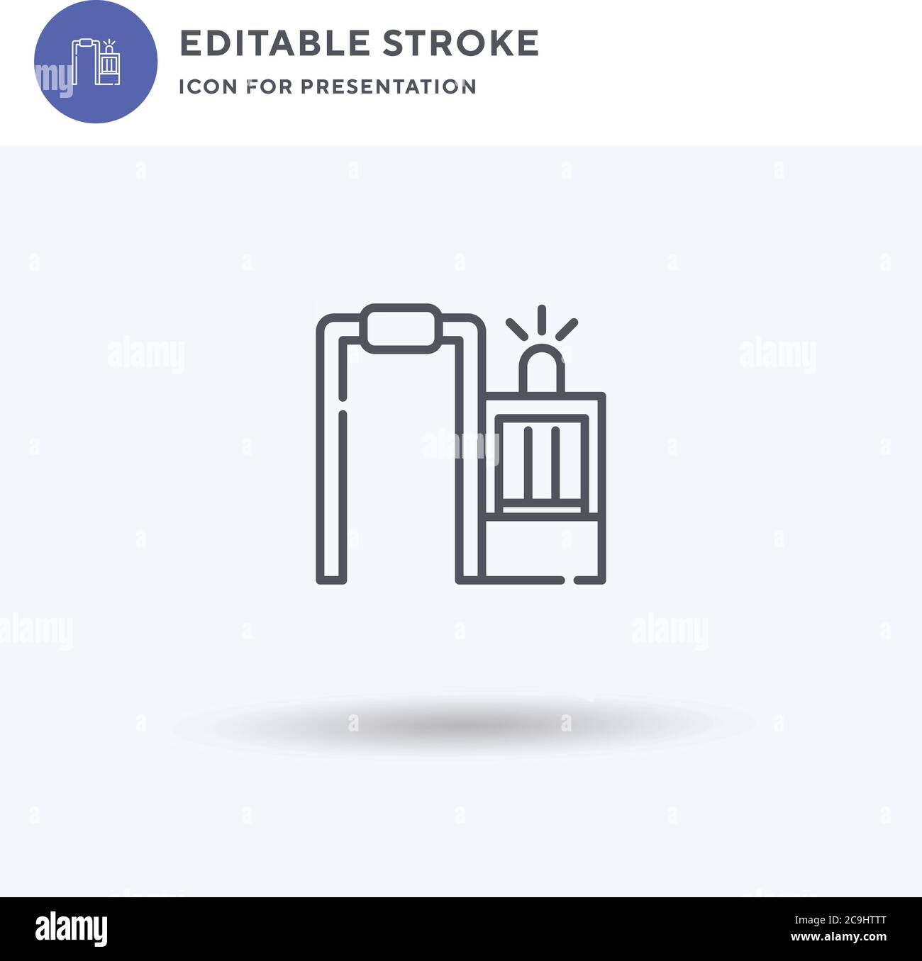 Scanner icon vector, filled flat sign, solid pictogram isolated on ...