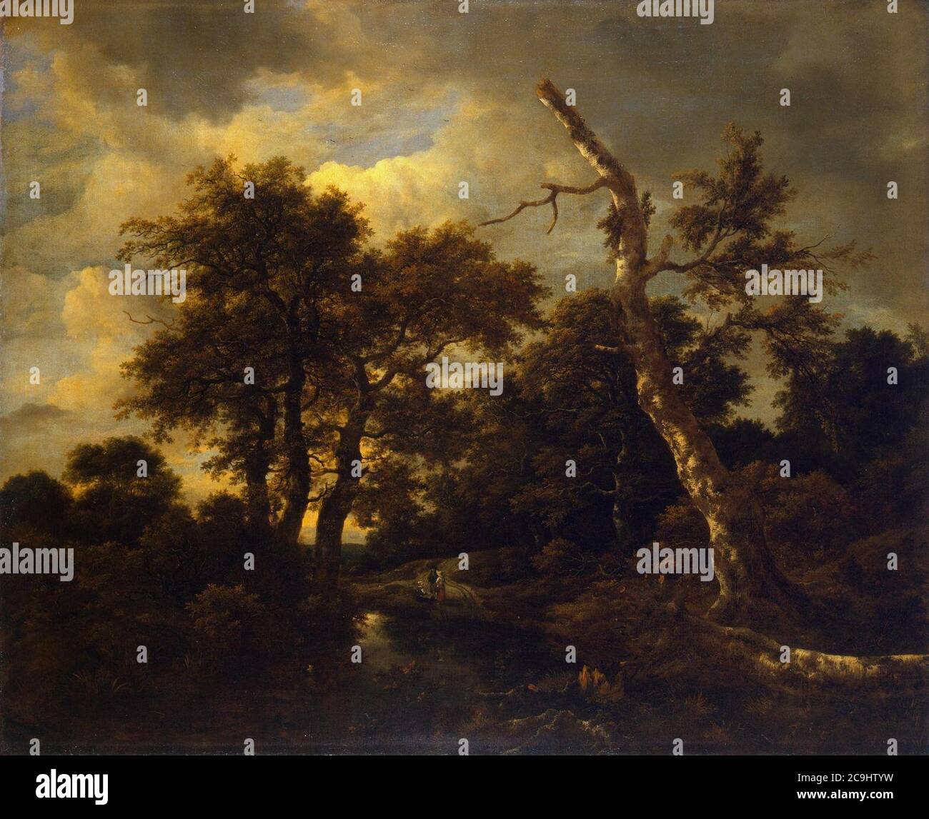 Jacob van ruisdael forest landscape hi-res stock photography and images ...