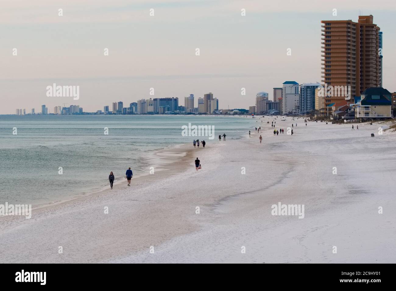 People Walking on the Beach Stock Photo - Alamy