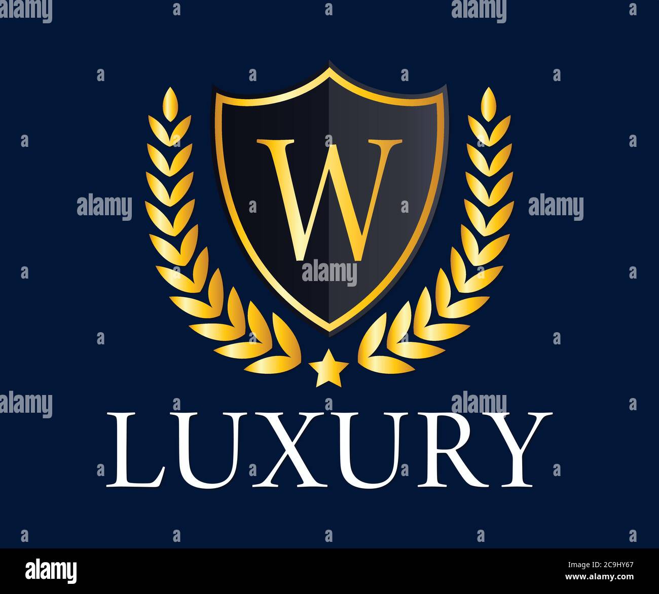 Luxury, Royal and Elegant Logo Vector Design Stock Vector Image & Art ...