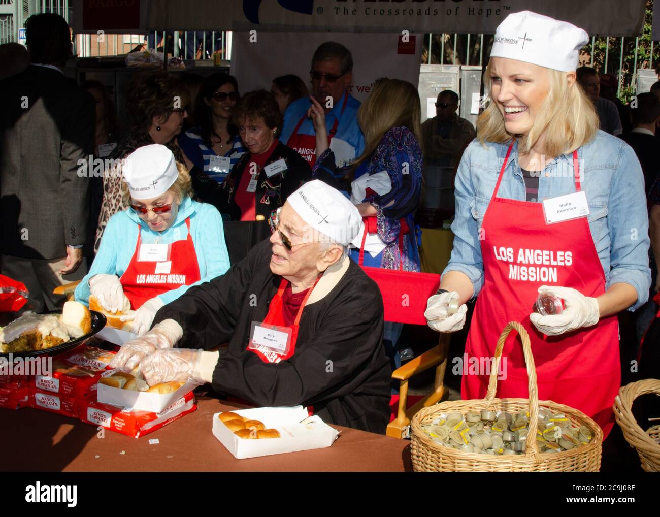 November 21, 2012, Los Angeles, California, USA: Anne Douglas, Kirk ...