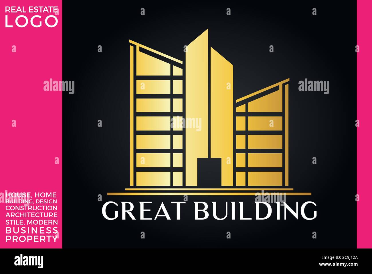Real Estate, Building, Construction and Architecture Logo Vector Design ...