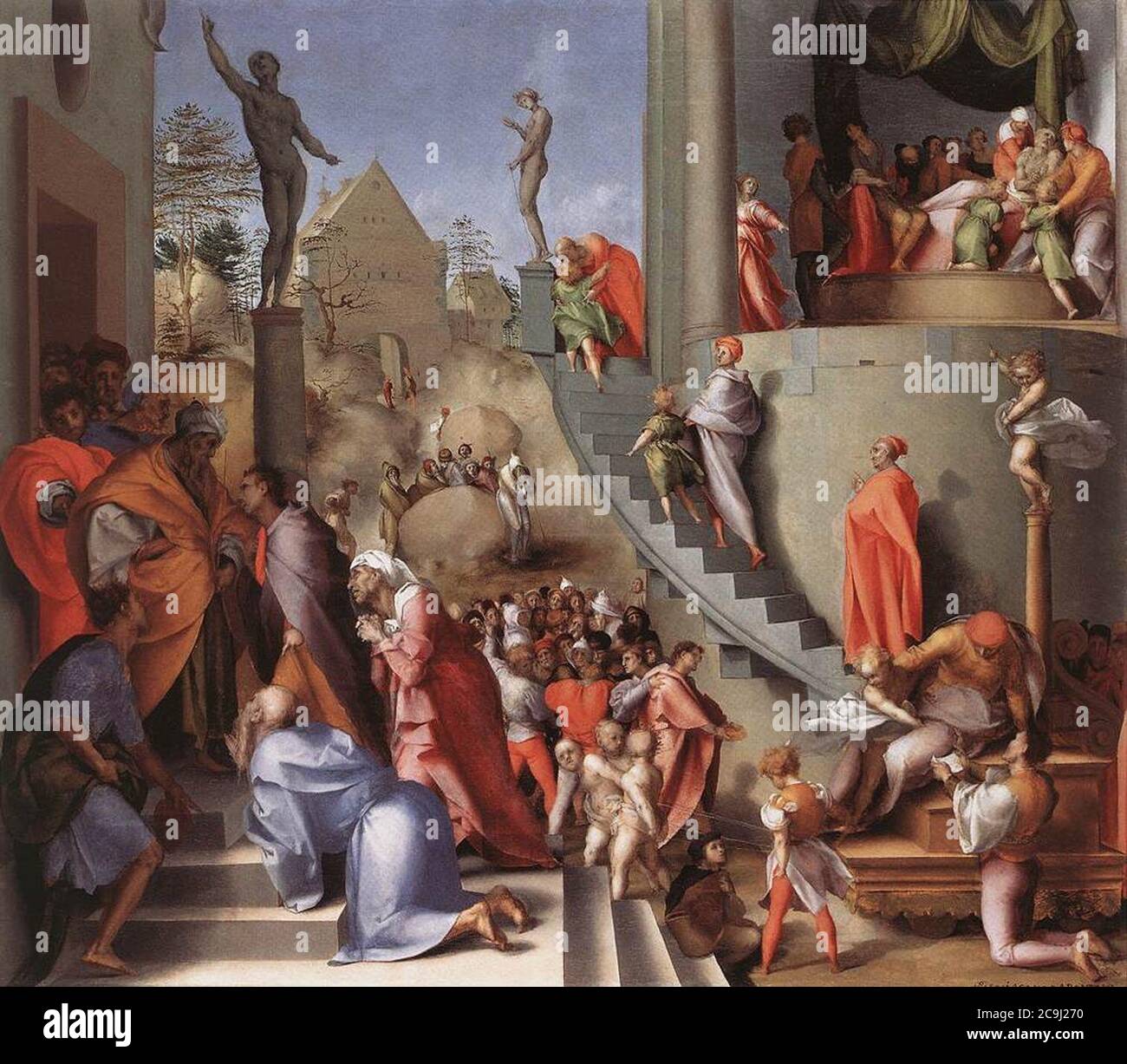 Jacopo Pontormo - Joseph in Egypt Stock Photo - Alamy