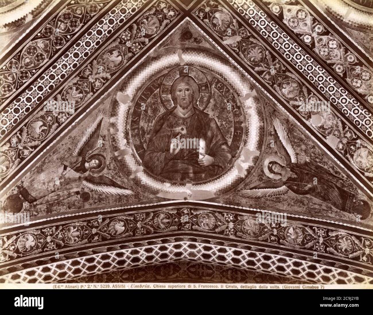 Jacopo torriti volta dei quattro intercessori 02 Stock Photo - Alamy