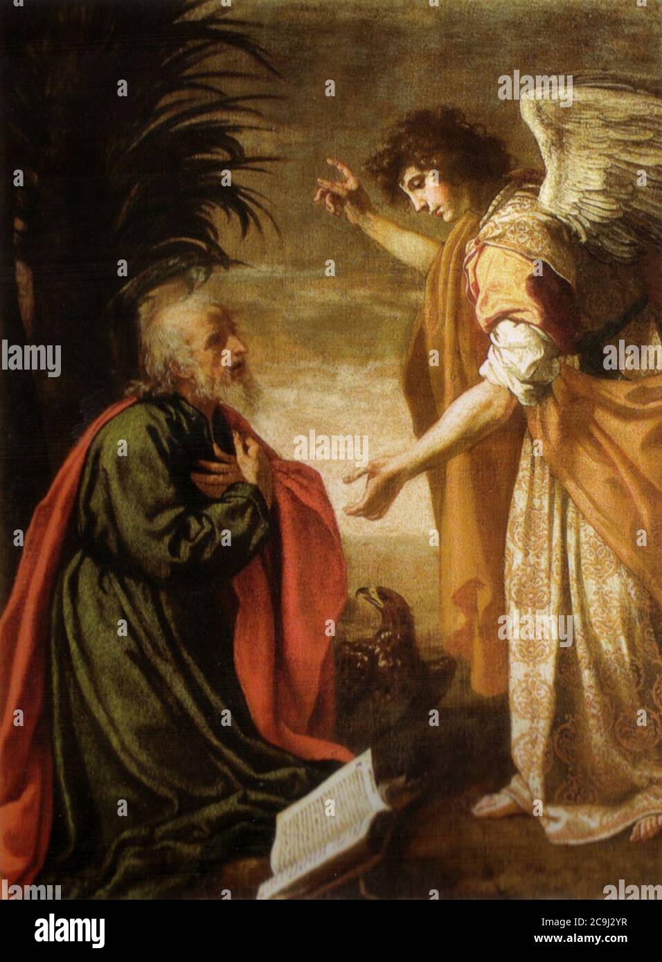 Jacopo vignali, san giovanni evangelista a patmos Stock Photo - Alamy