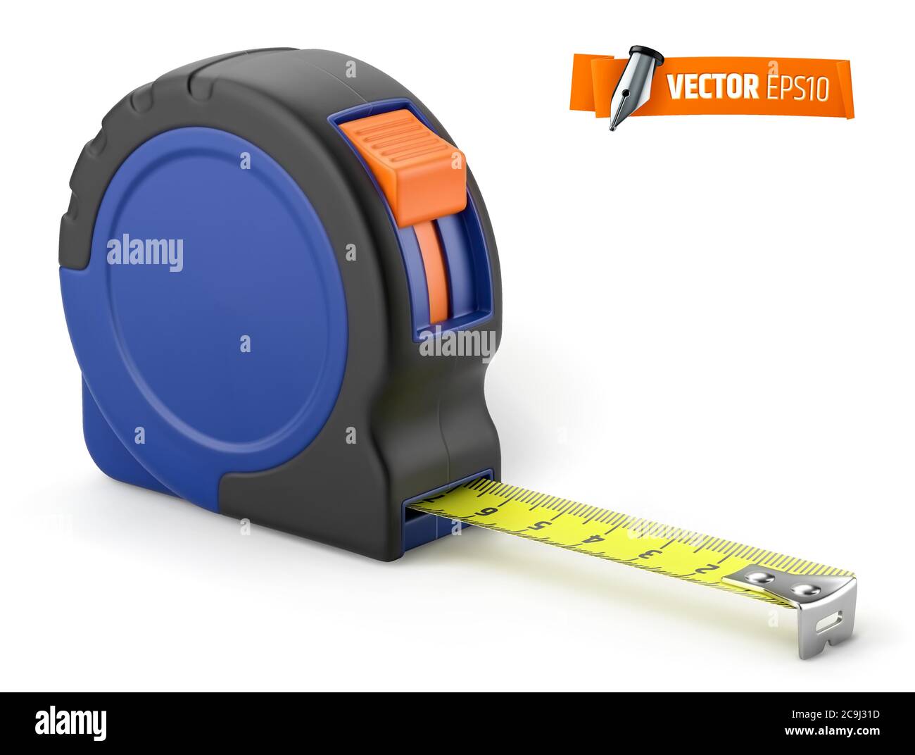 Vector tape measure hi-res stock photography and images - Alamy