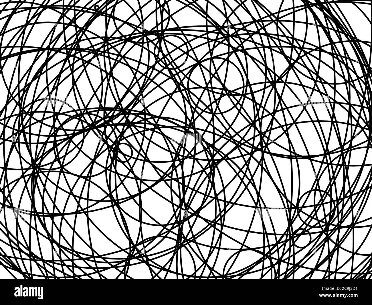 Abstract minimalist illustration with circles and white background ...