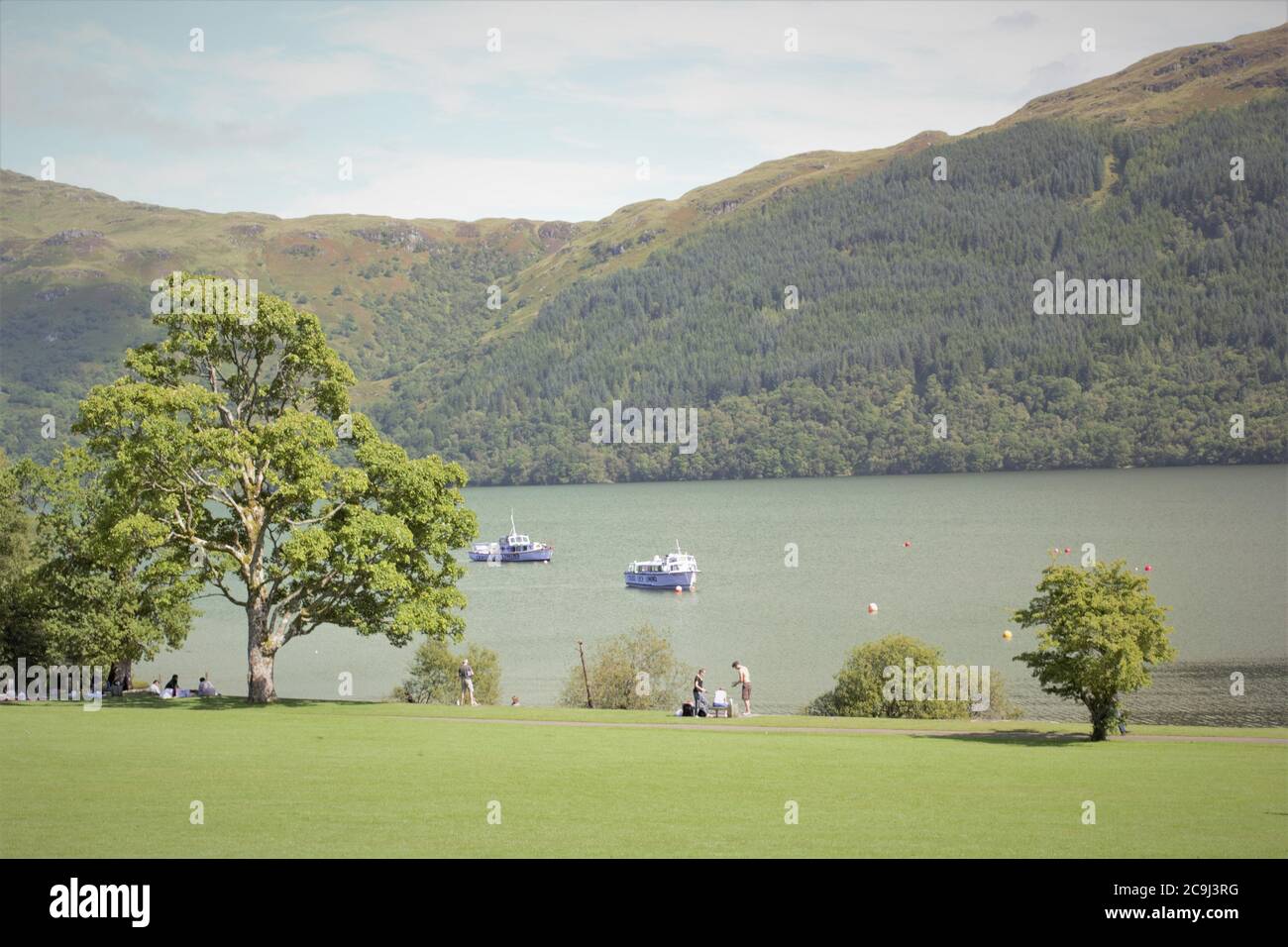 Cruise Boats on Loch Lomond in Scotland, UK Stock Photo - Alamy
