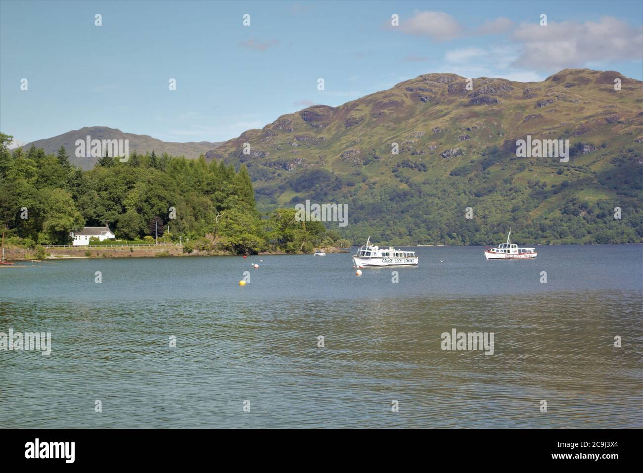 Cruise Boats on Loch Lomond in Scotland, UK Stock Photo - Alamy