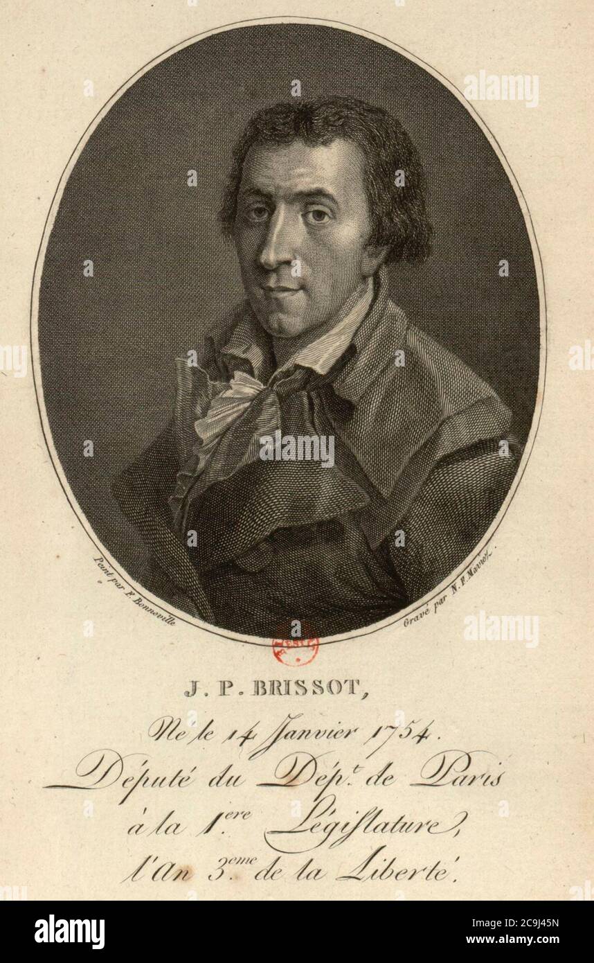 Jacques Pierre Brissot (1754-1793 Stock Photo - Alamy