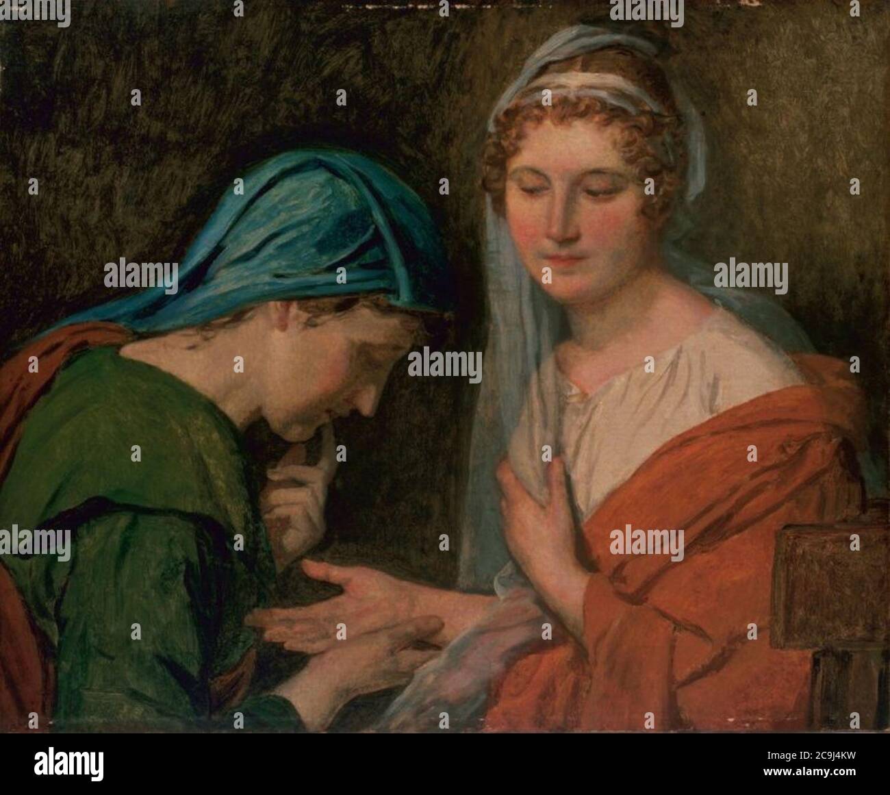 Jacques-Louis David - The Fortune Teller (La Bonne Aventure), 1824 ...