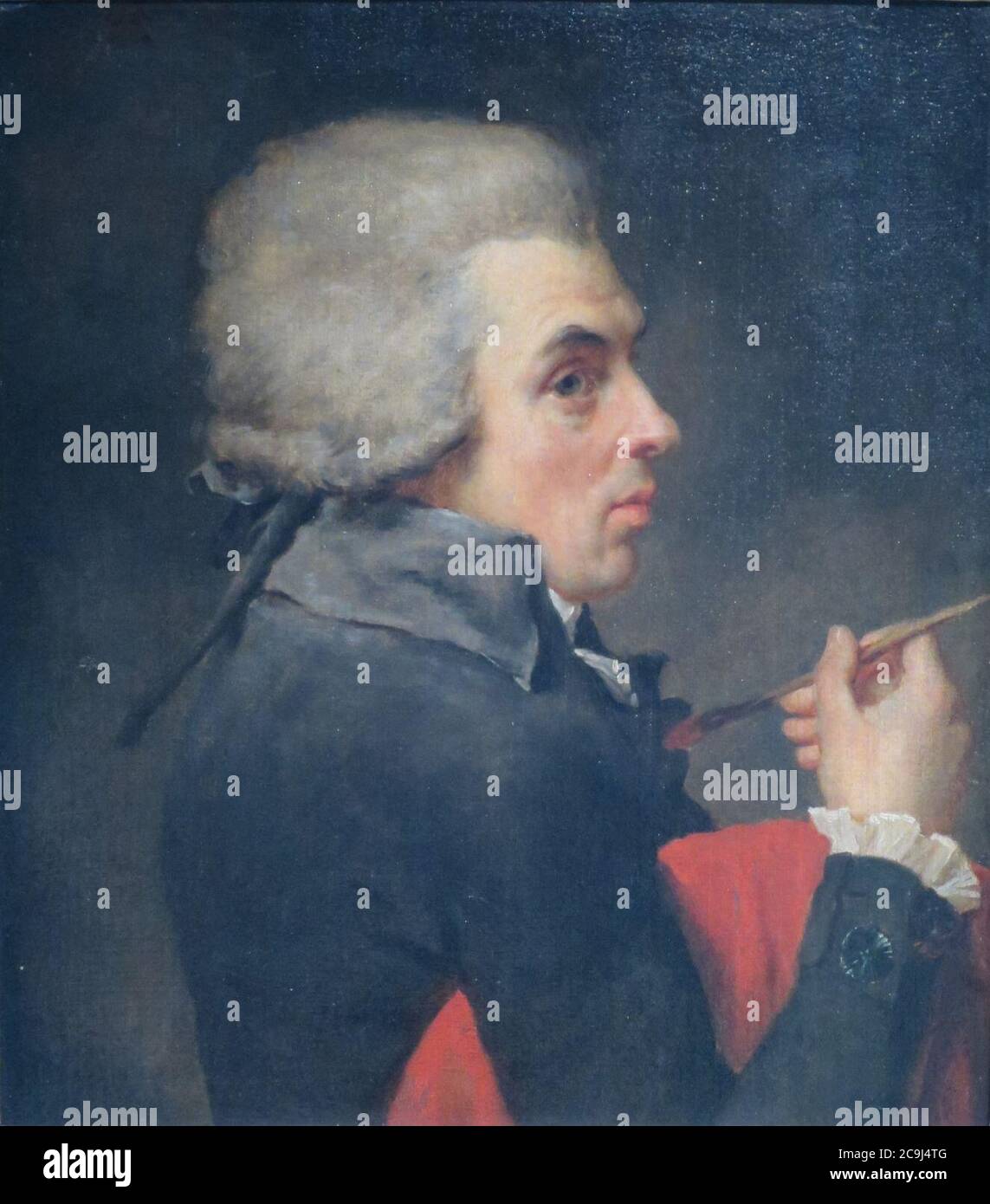 Jacques-Louis David by Antoine-Jean Gros (1790 Stock Photo - Alamy