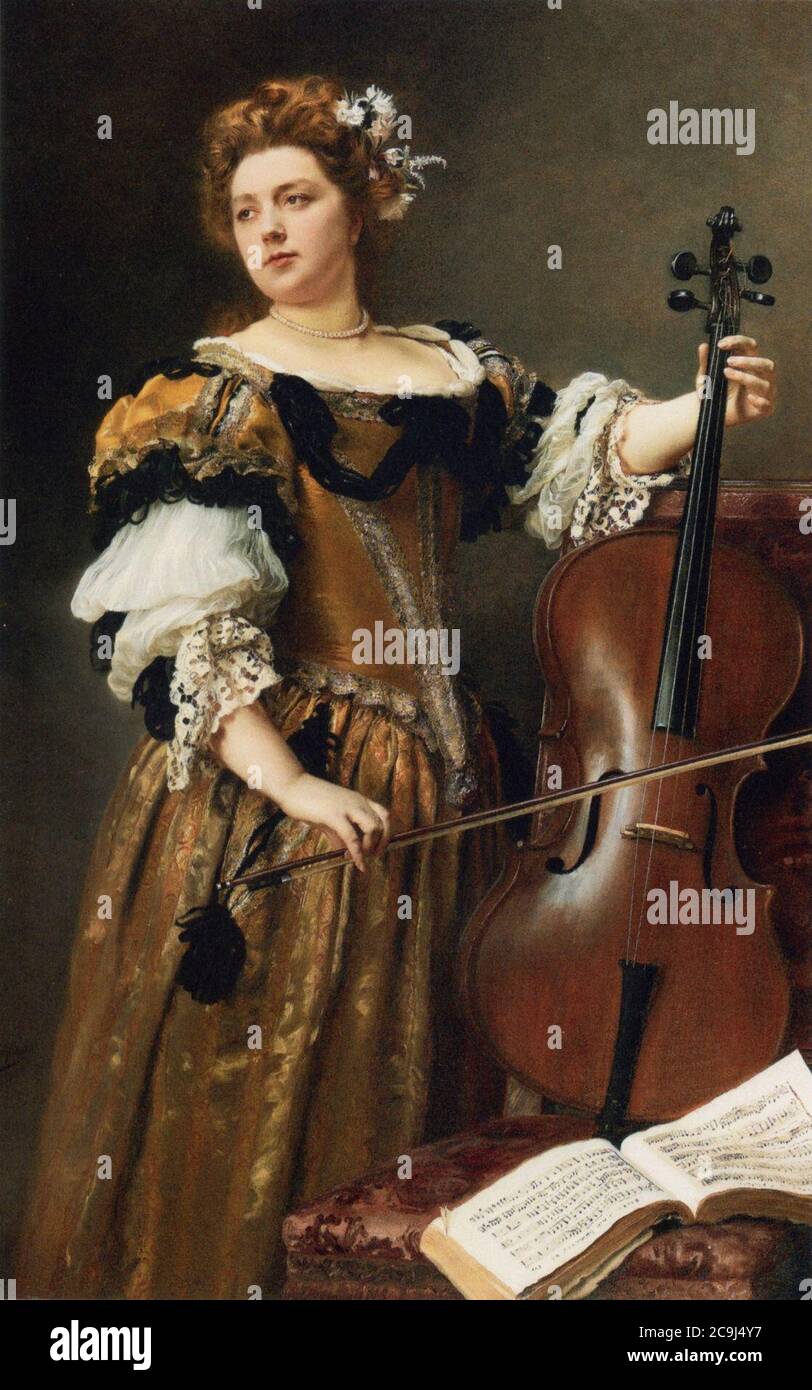 Historical cello player hi-res stock photography and images - Alamy