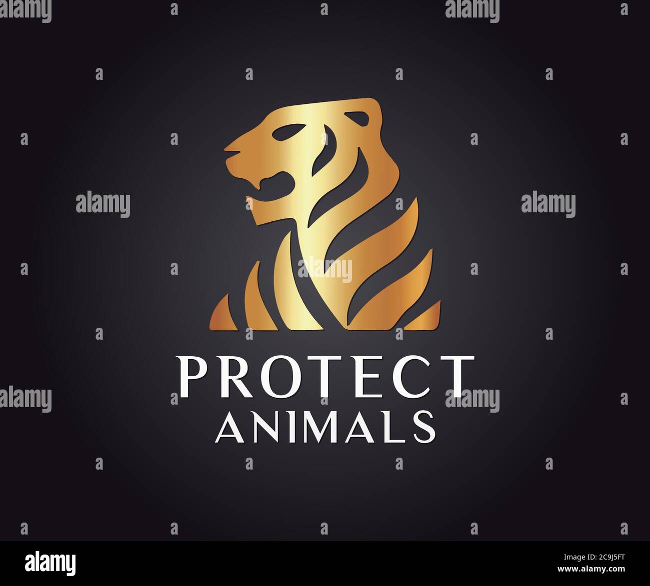 Protect, Look After Animal and Wild Life Vector Design Stock Vector ...