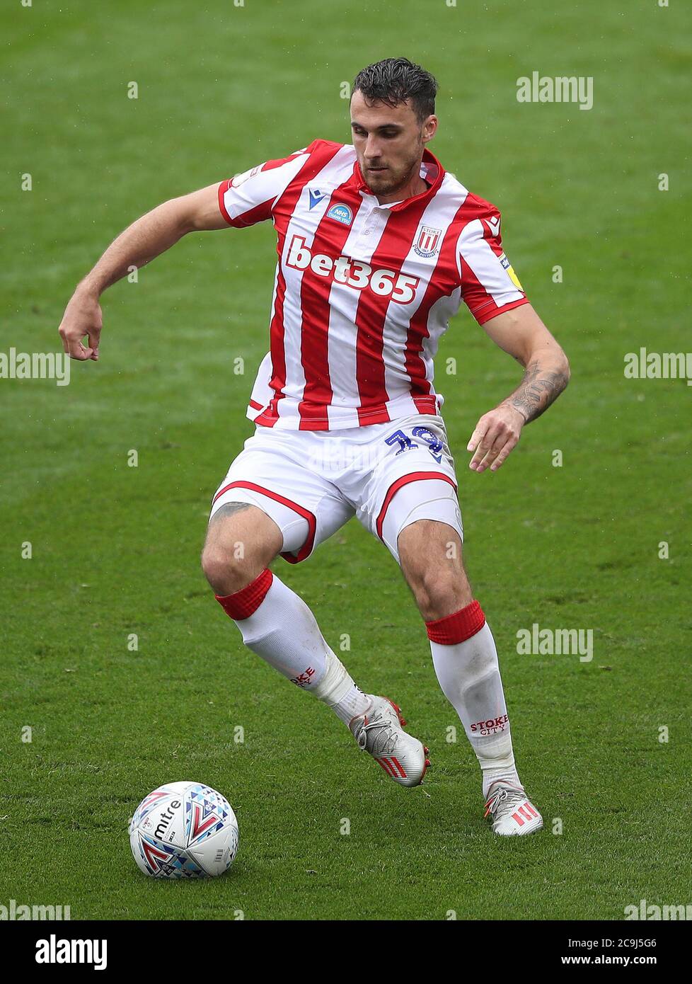 Stoke City's Lee Gregory during the Sky Bet Championship match at the ...
