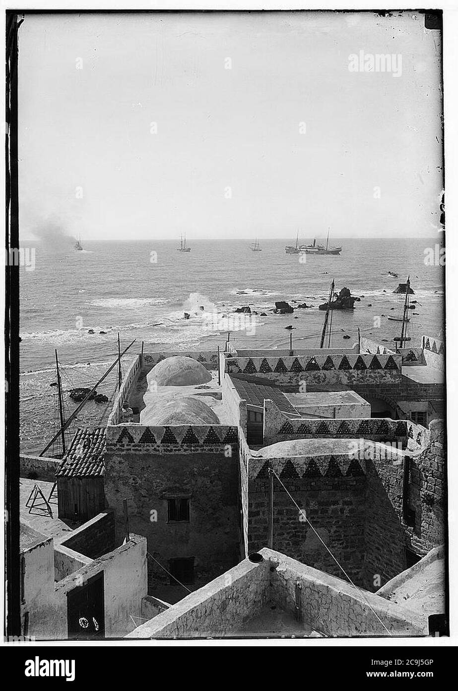 Jaffa (Joppa) and environs. View from the roof of Simon the Tanner's ...