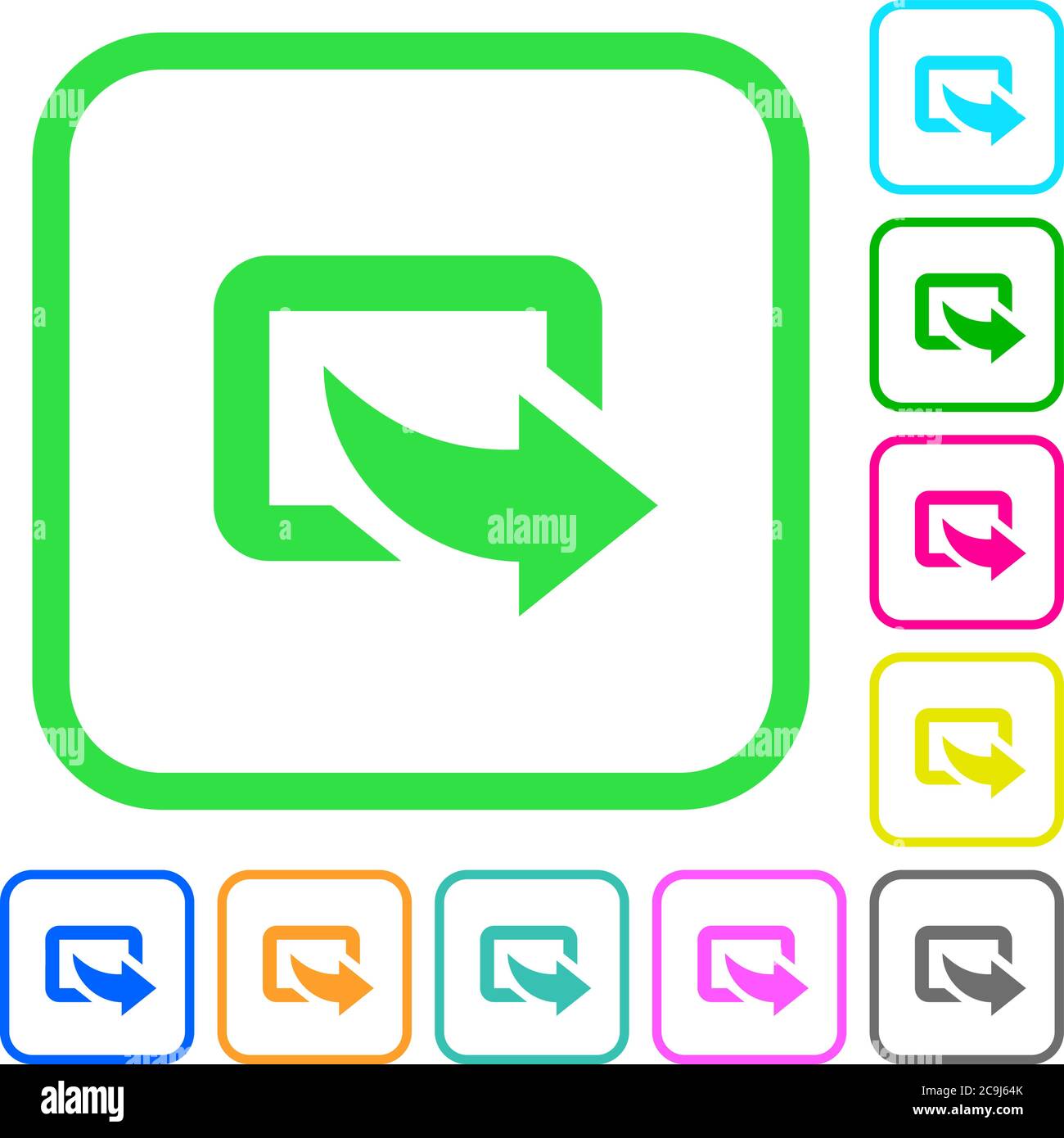 Export symbol with bottom right arrow vivid colored flat icons in ...