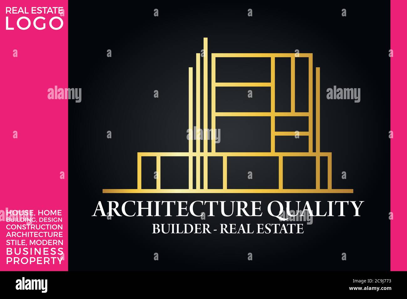 Real Estate, Building, Construction and Architecture Logo Vector Design ...