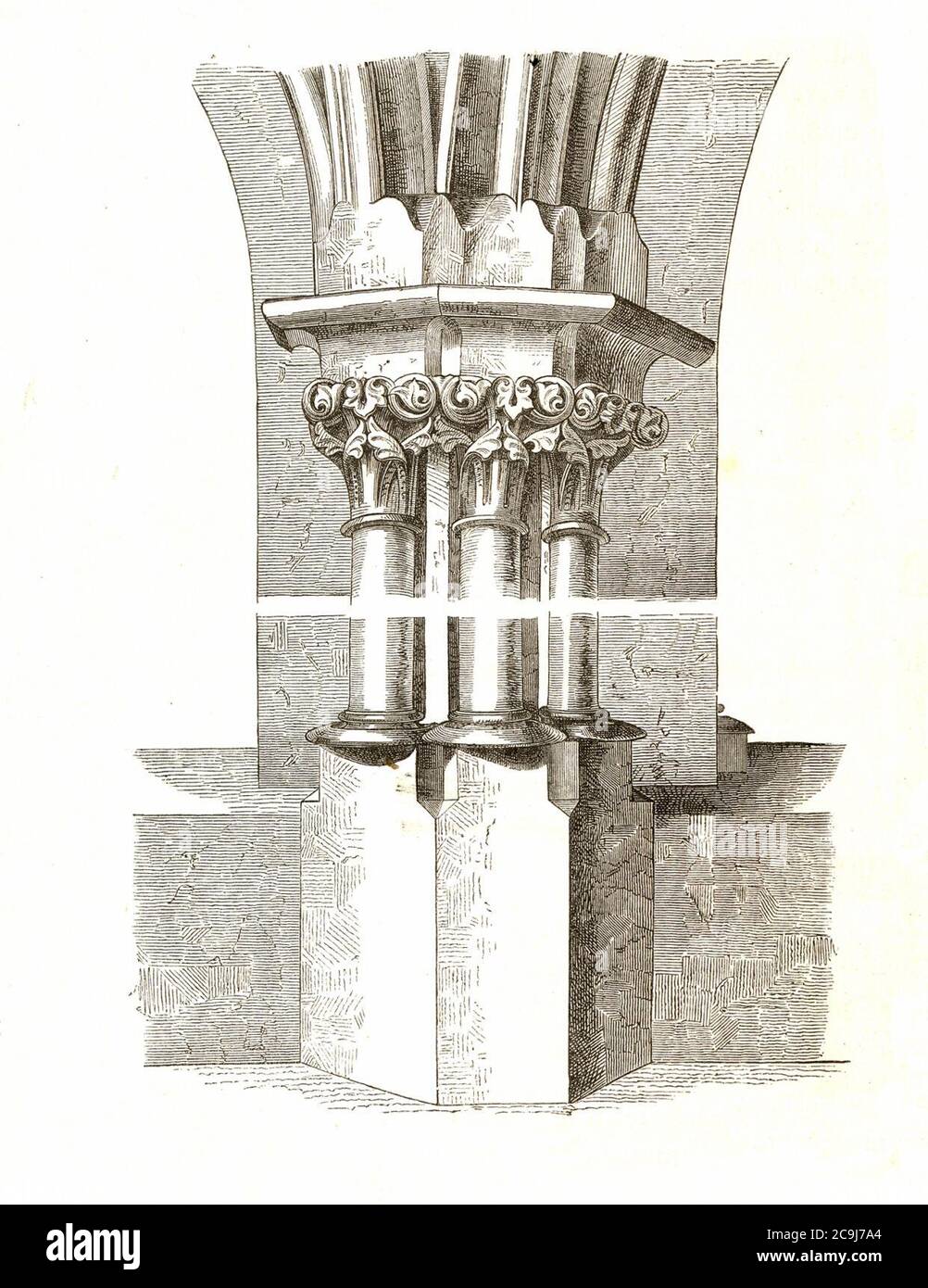 Jahrbuch MZK Band 03 - Kirche Porta Coelis - Fig 21 Pfeiler im ...