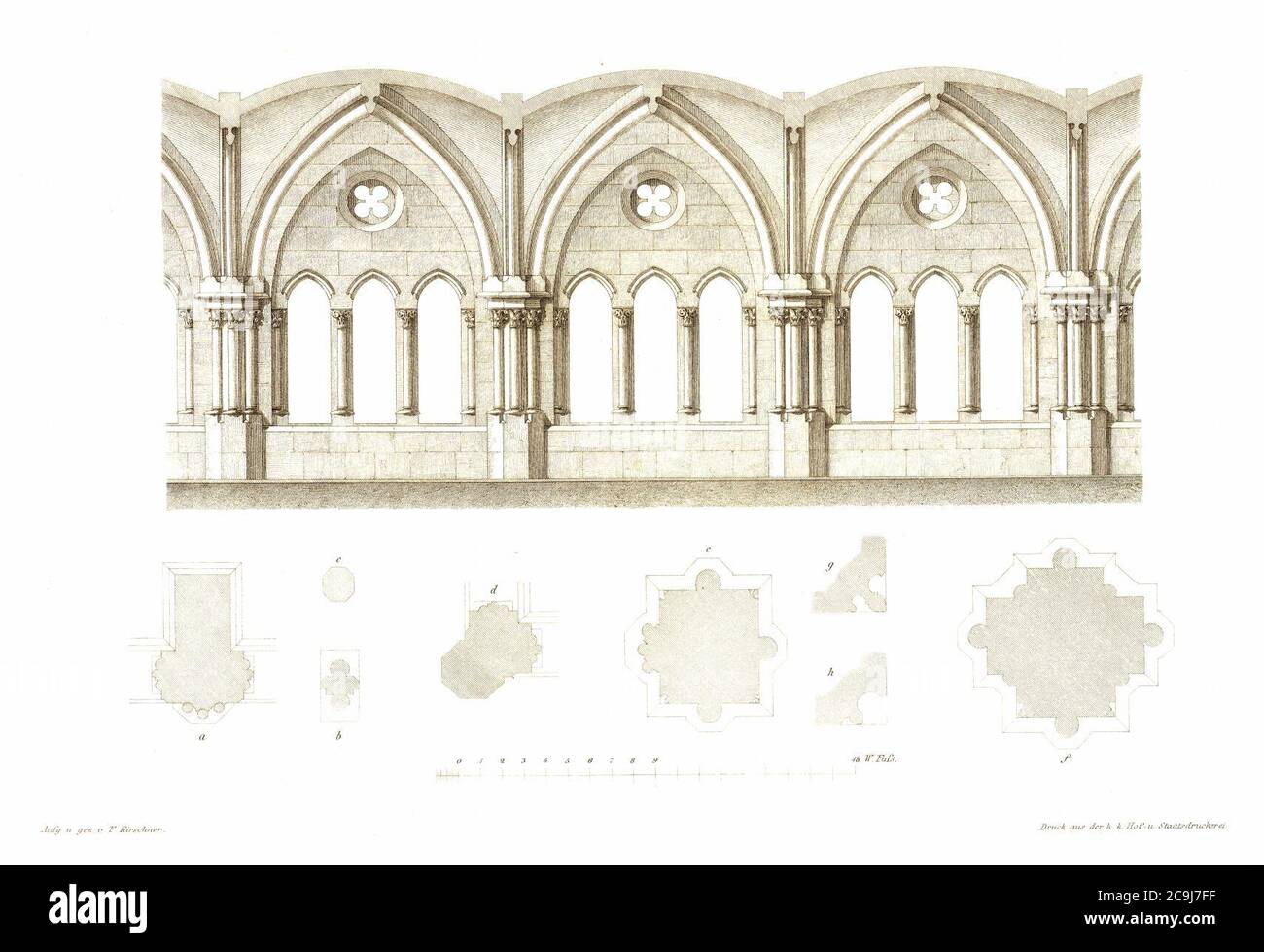 Jahrbuch MZK Band 03 - Kirche Porta Coelis - Tafel 3 Pfeiler und ...