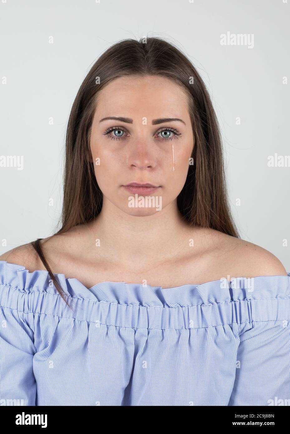 Sad Young Girl Stock Photo Image Of Nature Beautiful