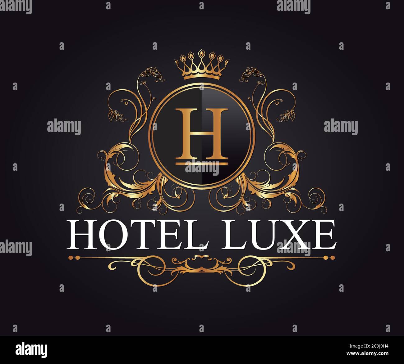 Luxury, Royal and Elegant Logo Vector Design Stock Vector Image & Art ...