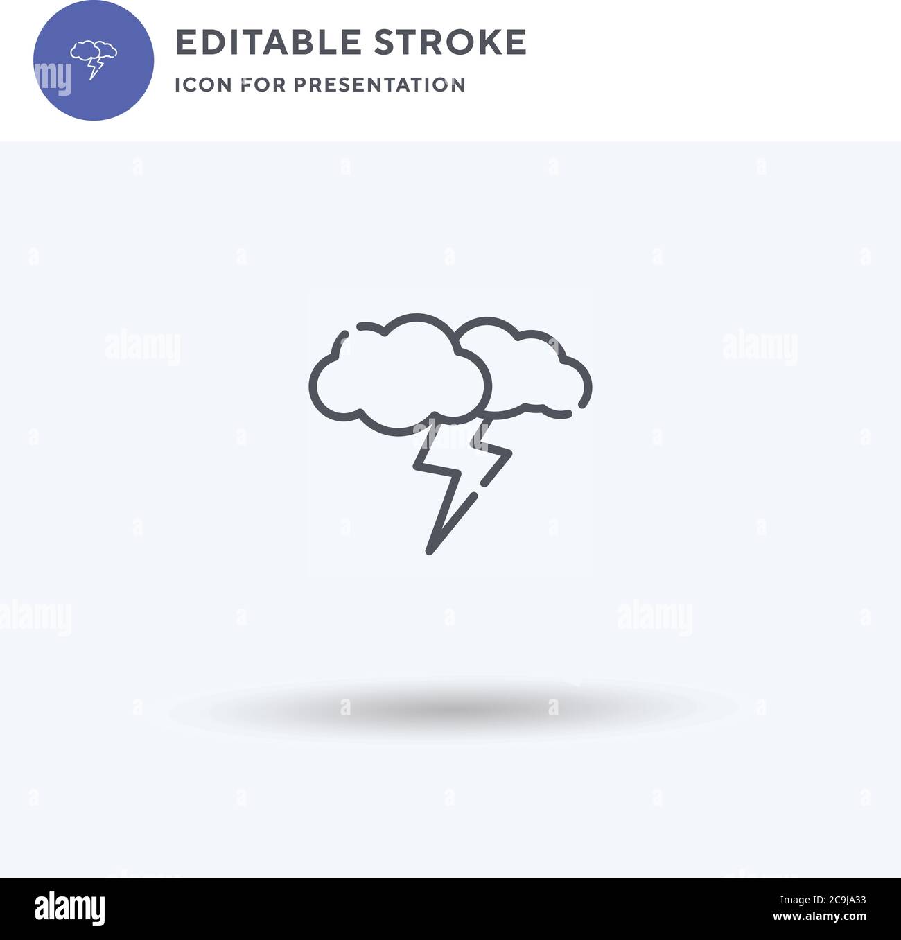 Thunder Sign High Resolution Stock Photography and Images - Alamy