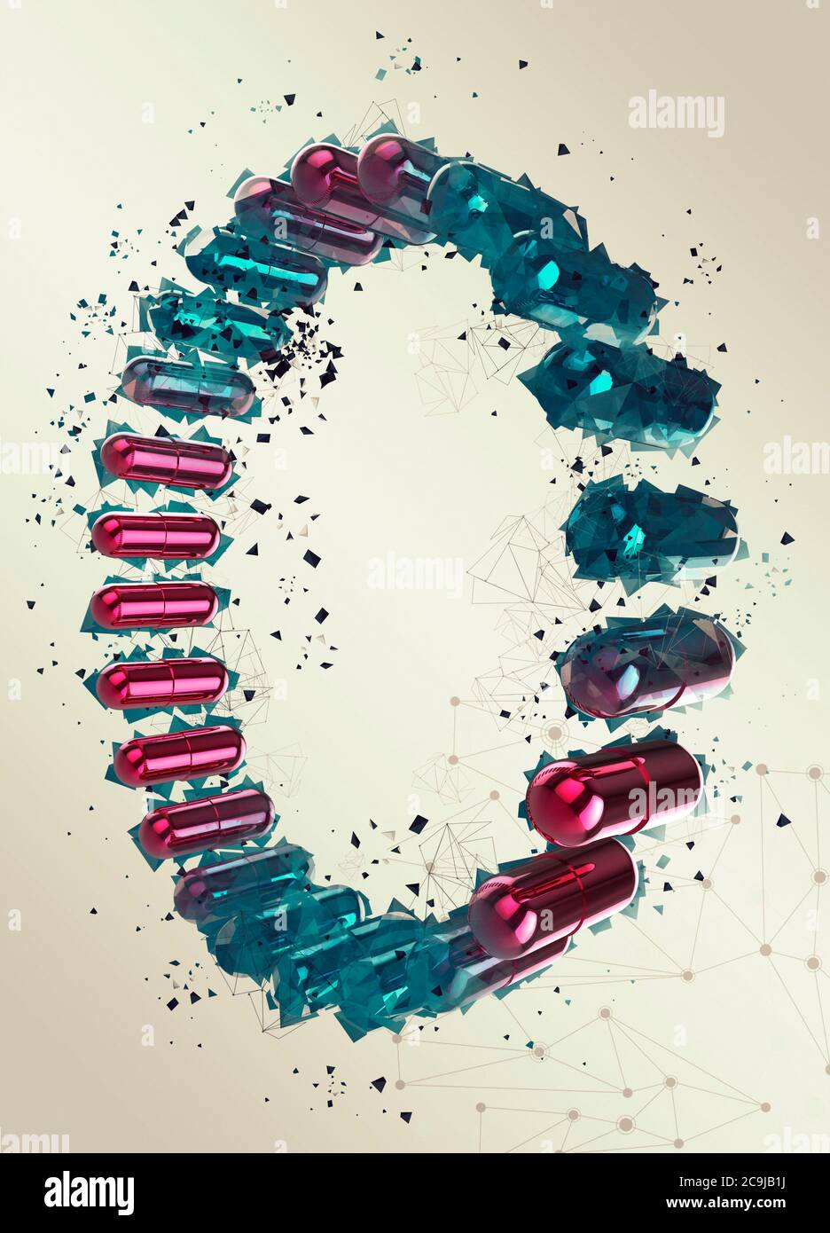 Circular capsules hi-res stock photography and images - Alamy