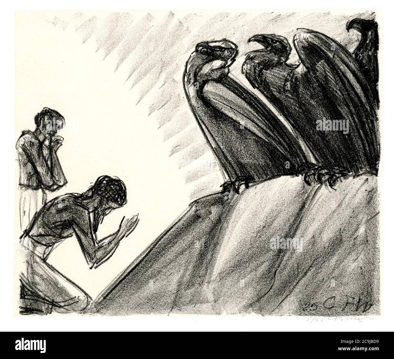 Jaimini and the birds Stock Photo - Alamy