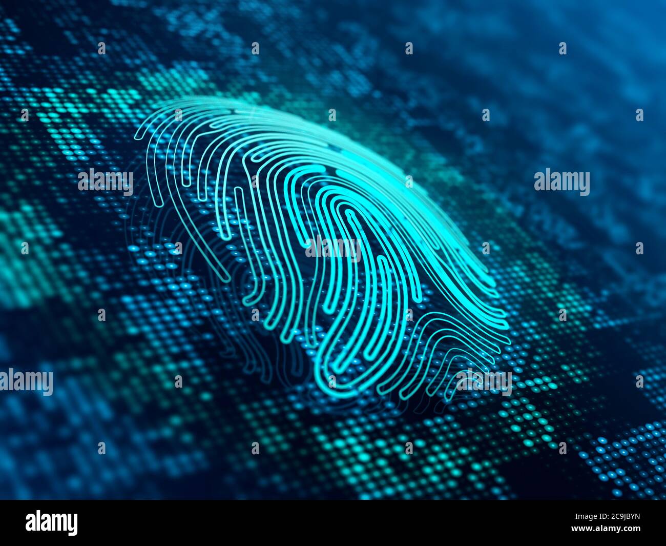 3d Fingerprint Wallpaper